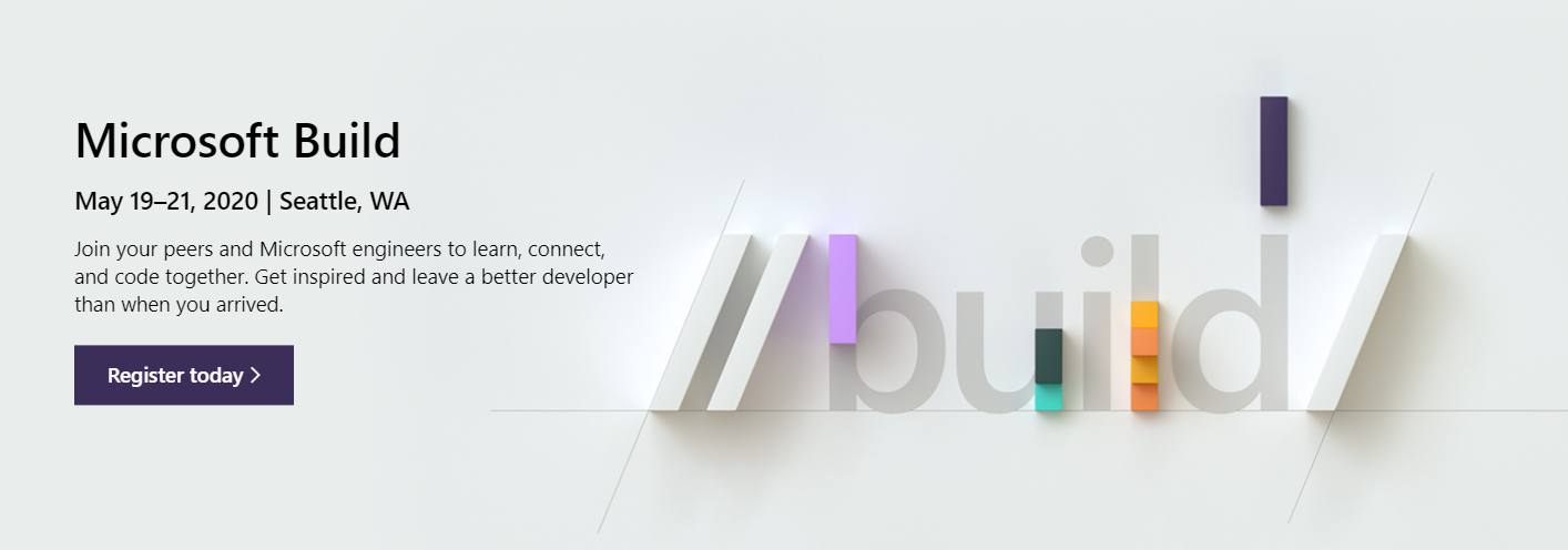 Registration is now open for Microsoft Build 2020 – The Flying Maverick