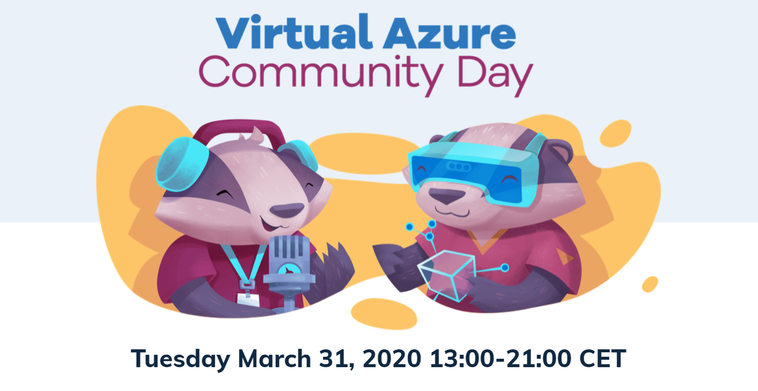 Virtual Azure Community Day is today! – The Flying Maverick